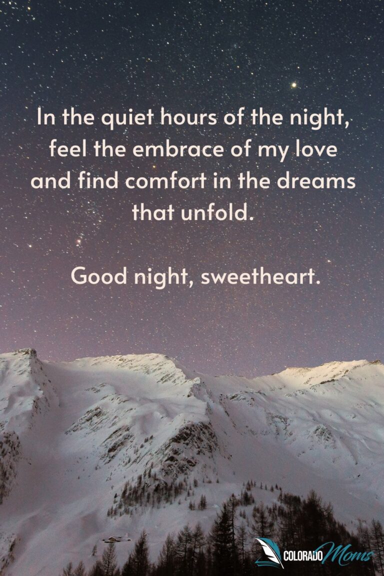 Good Night Inspirational Quotes - Colorado Moms