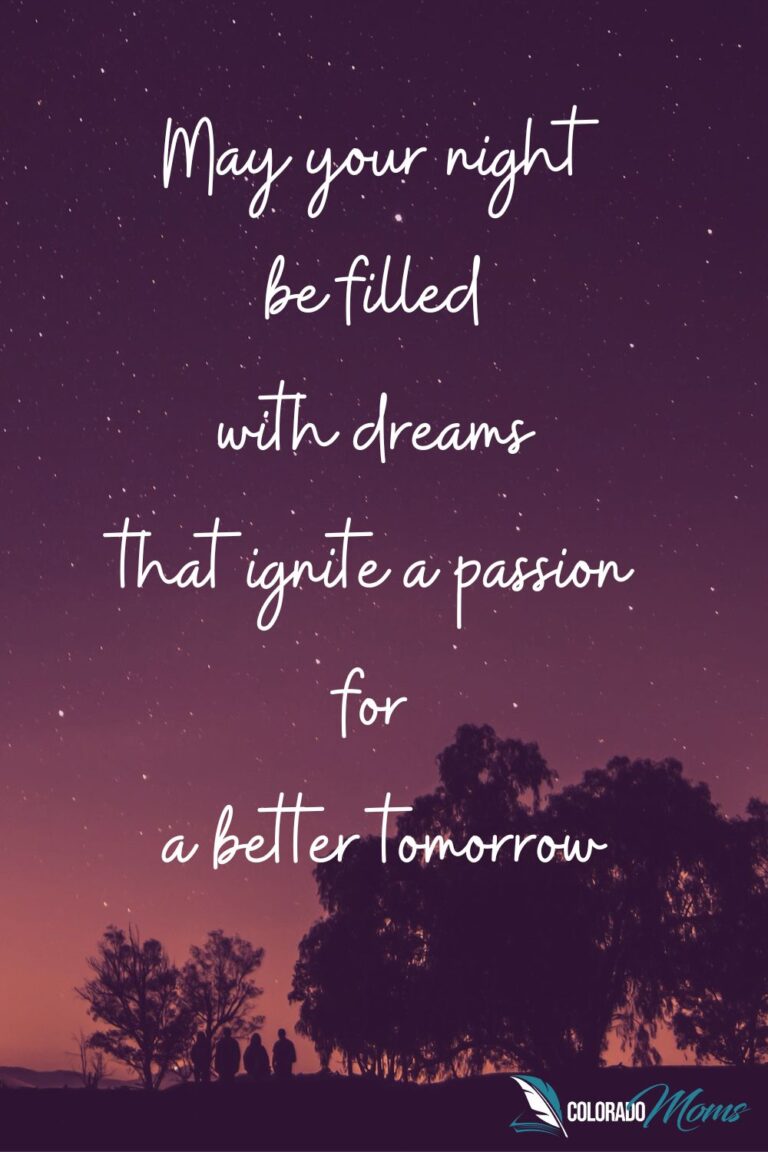 Good Night Inspirational Quotes - Colorado Moms