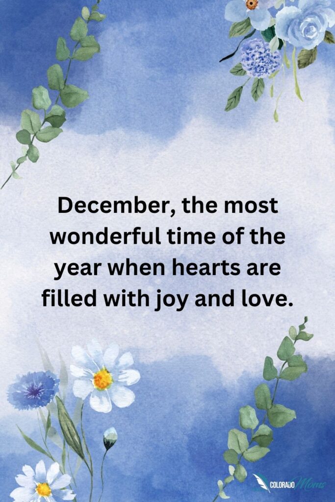 Inspirational Quotes About December - Colorado Moms