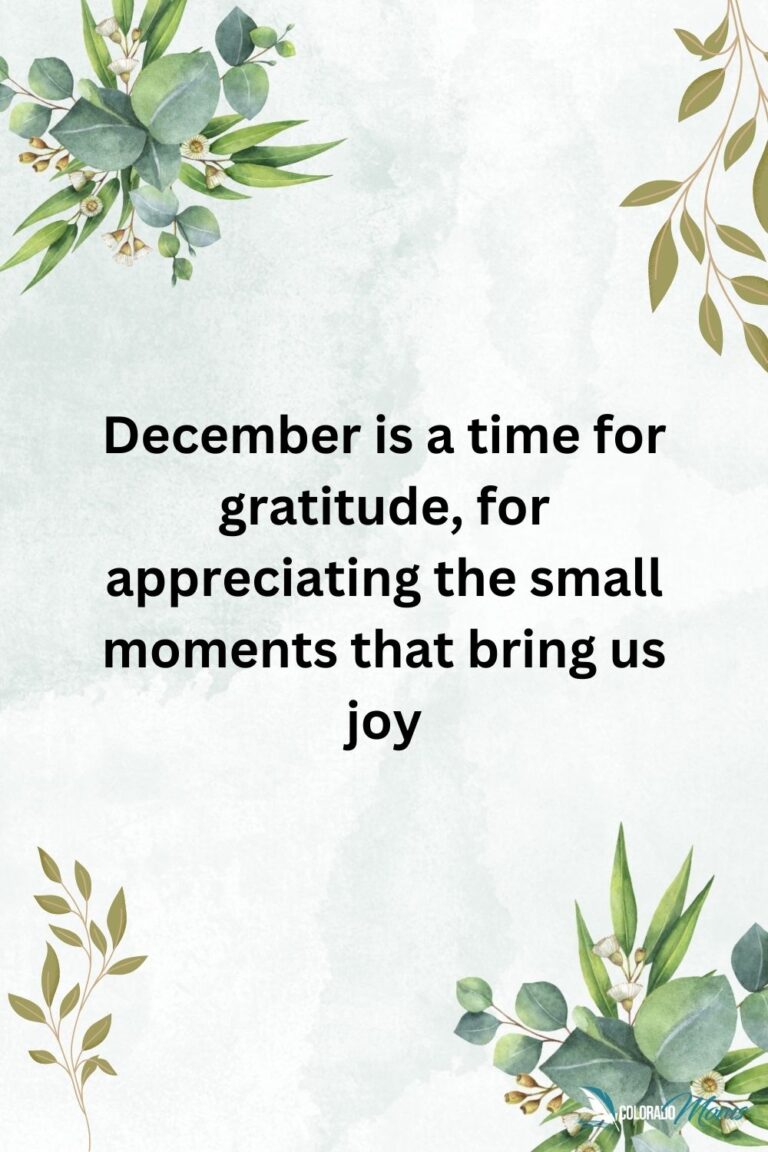 Inspirational Quotes About December - Colorado Moms