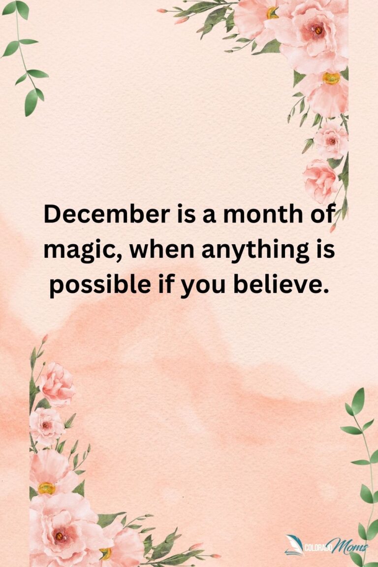 Inspirational Quotes About December - Colorado Moms