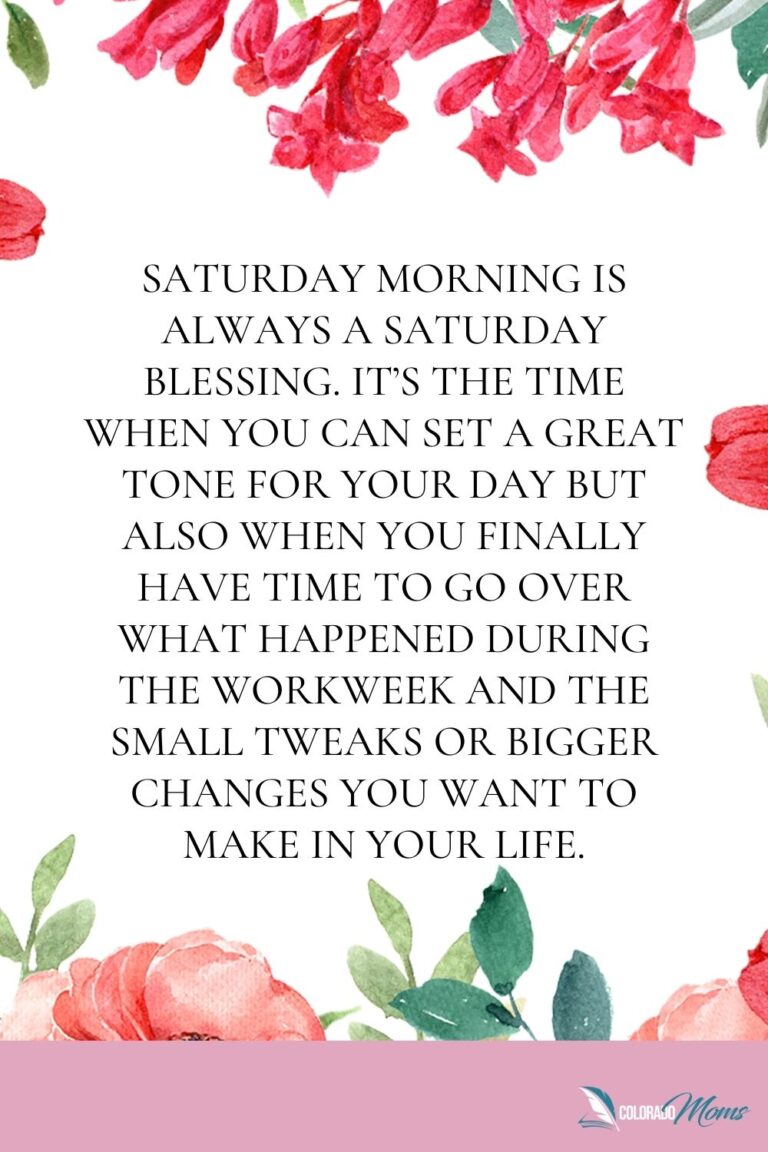 40 Saturday Blessings And Images For An Inspiring Quotes And Positive ...