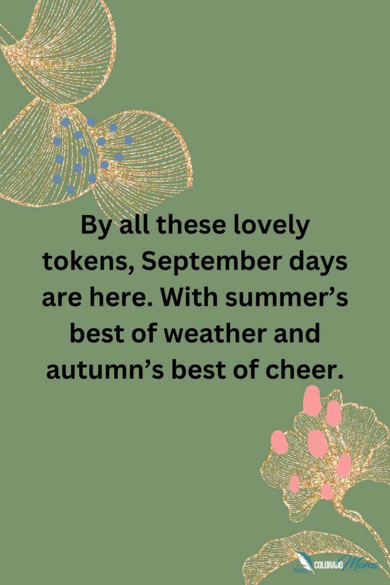 30 Inspirational September Quotes To Welcome Fall - Colorado Moms