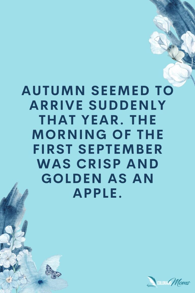 30 Inspirational September Quotes To Welcome Fall - Colorado Moms