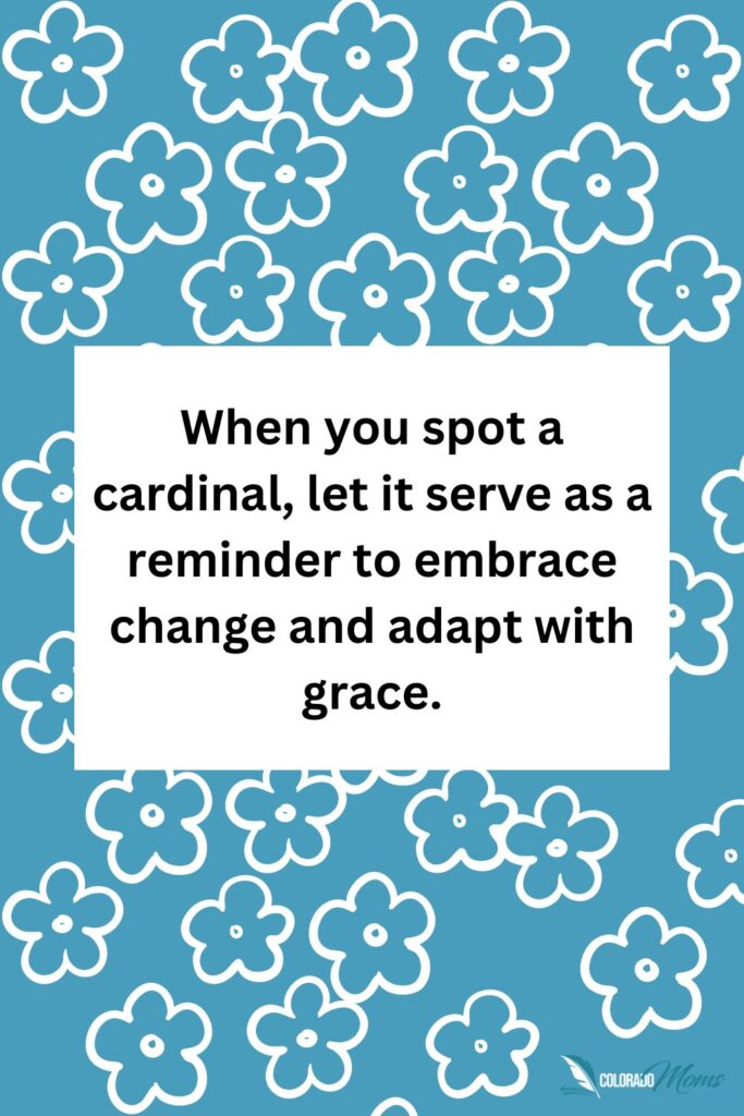 Inspirational Cardinal Quotes - Colorado Moms