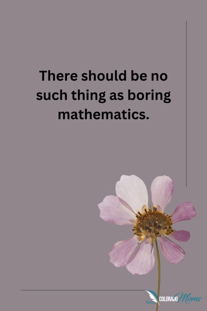 25 Powerful, Motivating And Inspirational Math Quotes - Colorado Moms