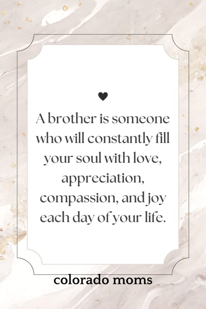 Best Brother Quotes And Sayings To Express Your Love - Colorado Moms