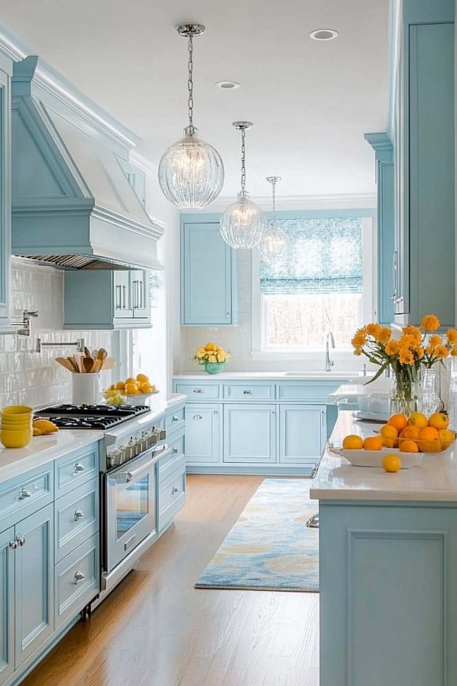 Top Chic Blue Kitchen Cabinets Ideas - Colorado Moms